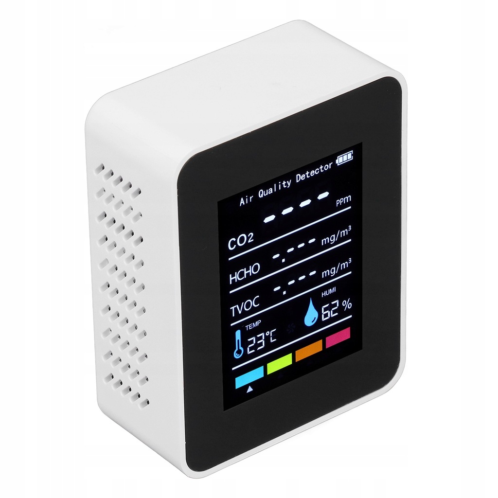 Monitor jakości powietrza Biały półprzewodnikowy - 13453160971 - oficjalne archiwum Allegro