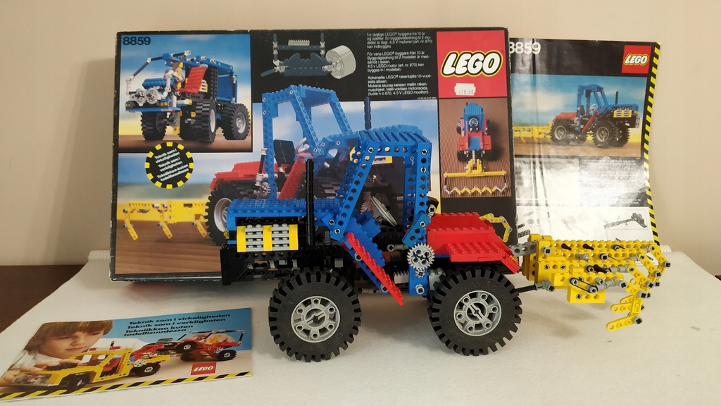 Lego Technic 8859 Tractor KOMPLET - 12758387243 - oficjalne archiwum ...