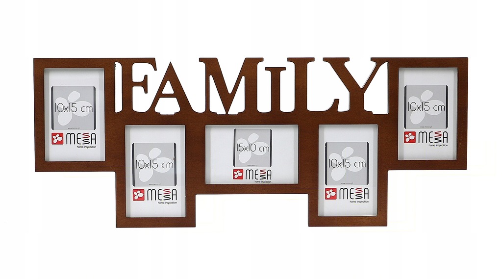 RAMKA NA ZDJĘCIA drewno 65cm FAMILY prezent święta - 11124588206 ...
