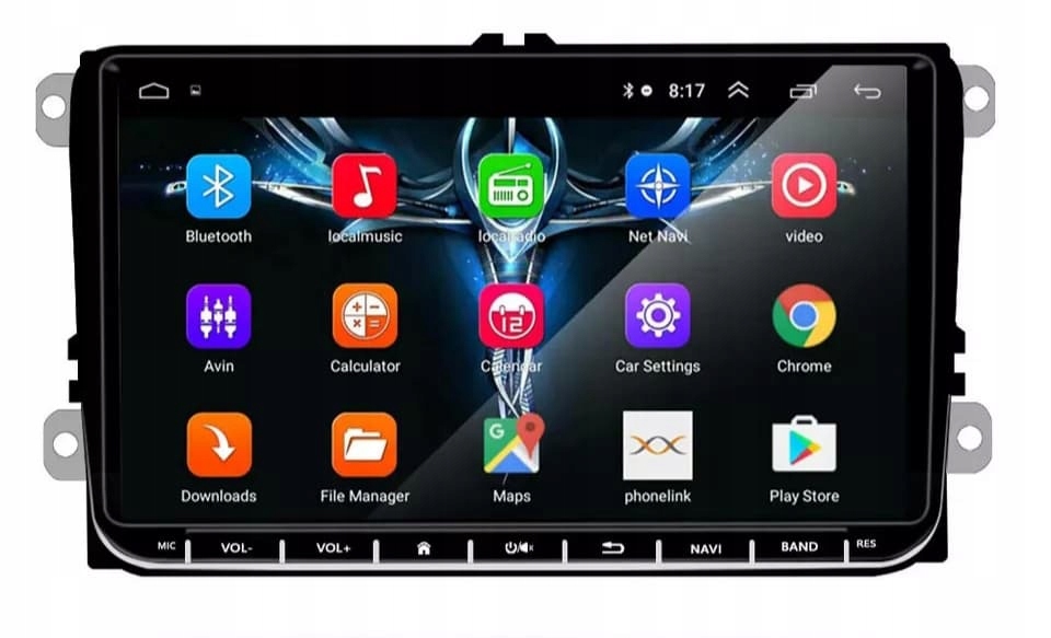 RADIO 2 DIN ANDROID VW GOLF V VI 5 6 PASSAT B6 B7 - 9601798344 - oficjalne archiwum Allegro