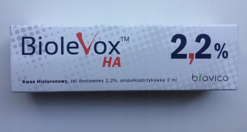 Biolevox HA 2,2% 2ml Kwas hialuronowy - 8461434622 - oficjalne archiwum ...