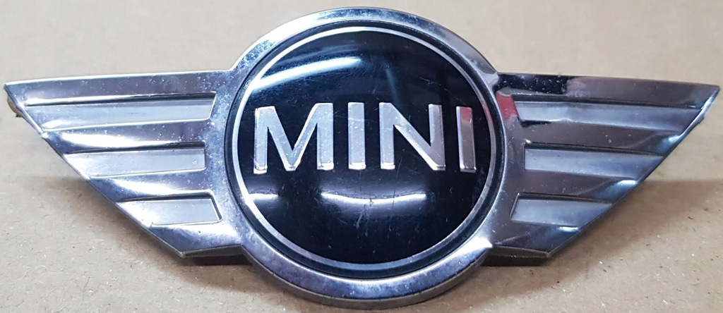 MINI COOPER R52 R53 ZNACZEK LOGO CHROM MASKI ORYG - 12915625606 ...
