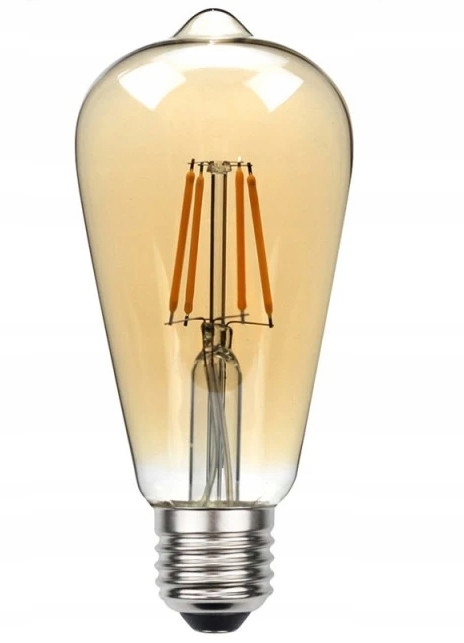 Żarówka LED E27 Filament 12W ST64 AMBER 1200lm - 13412073047 ...