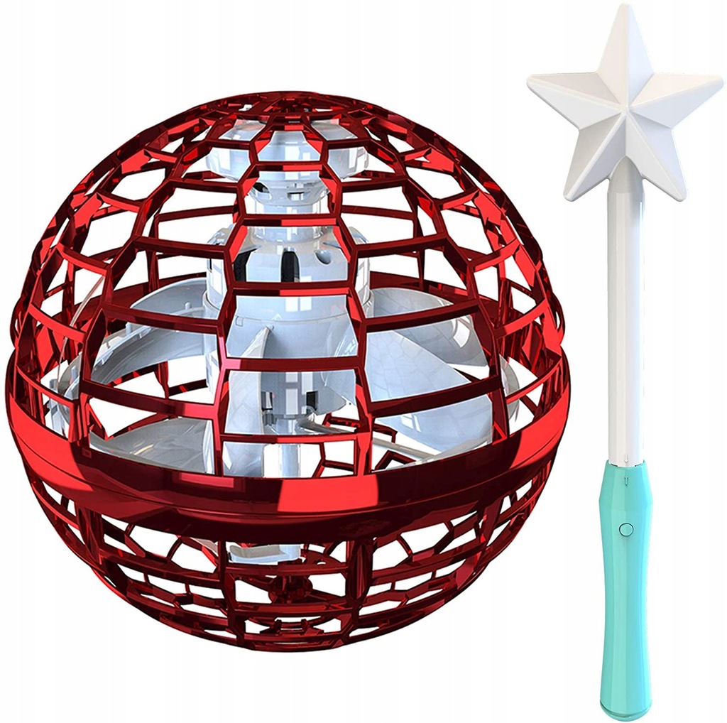 Flynova Pro latający spiner boomerang dron czerwo - 13269456868 ...