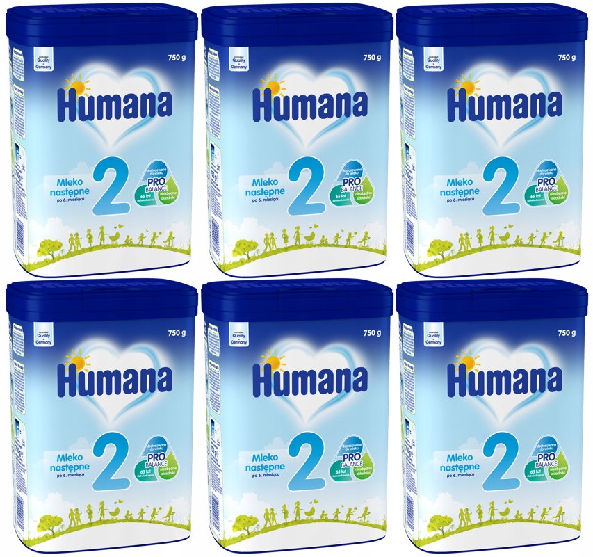 Humana 2 750g x 6 szt. - 12461787614 - oficjalne archiwum Allegro