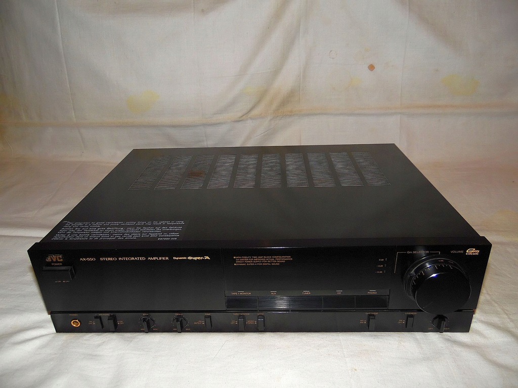 Wzmacniacz stereo JVC AX-550 Dynamic Super A 2x90Wat 8ohm TOP Made in Japan - 15253410279 ...