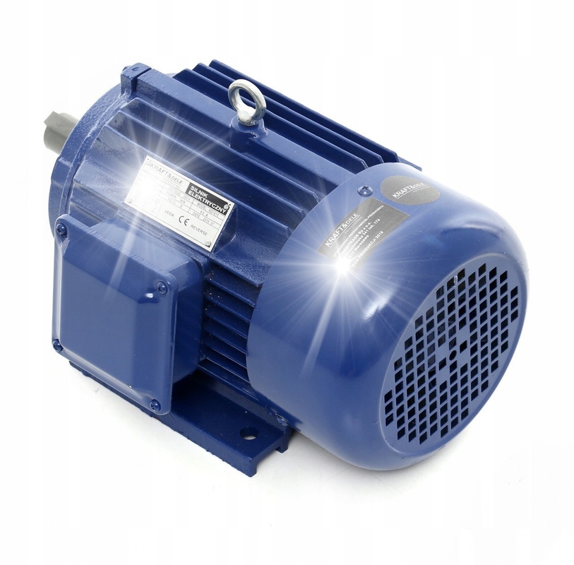 Silnik elektryczny 3kW 380V 1420rpm do kompresorów, pomp pilarek Kraft&Dele - 17222203609 ...