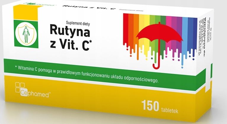 RUTYNA Z VITAMINĄ C 150 TAB.-UKŁAD ODPORNOŚCIOWY - 13718544426 ...