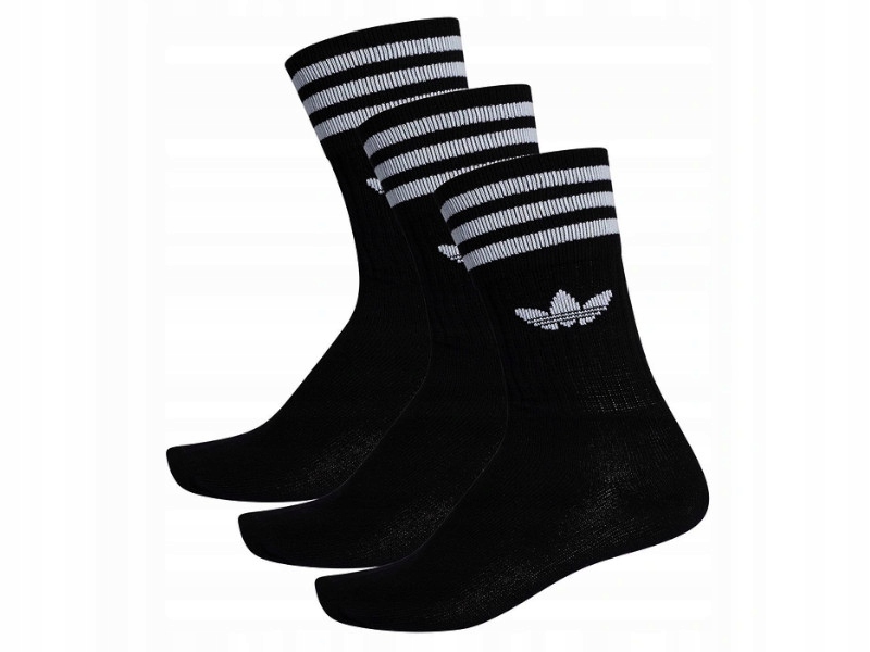 Skarpety ADIDAS Solid Crew 3p S21490 35/38 3-pak - 14719616042 ...