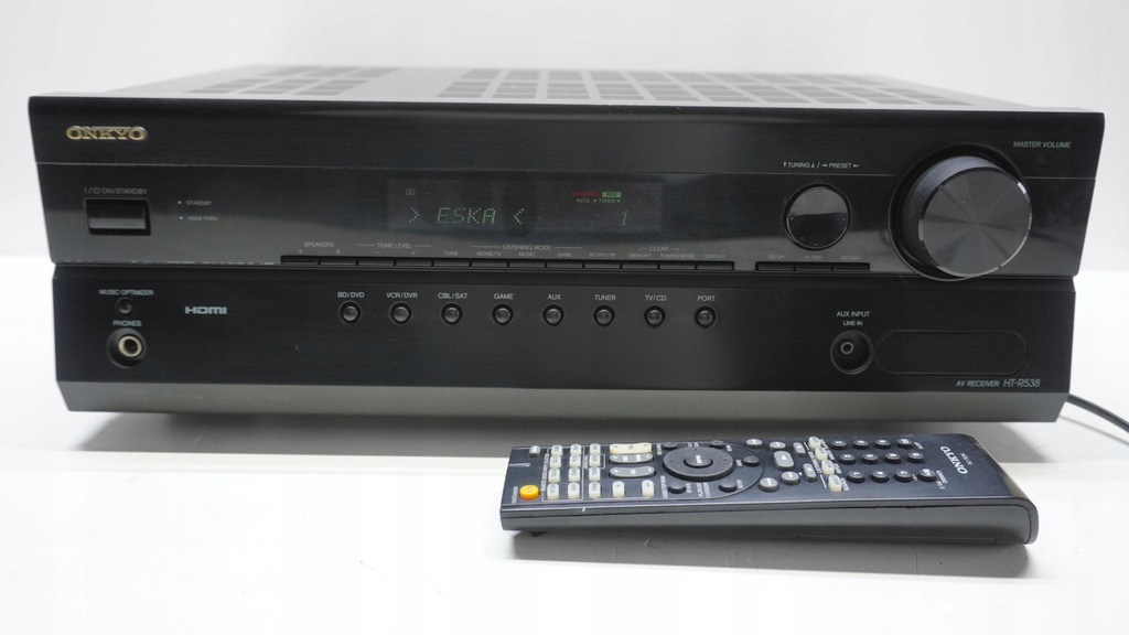 Amplituner Onkyo HT-R538 5.1 HDMI PILOT GWARANCJA - 10415087016 - oficjalne archiwum Allegro