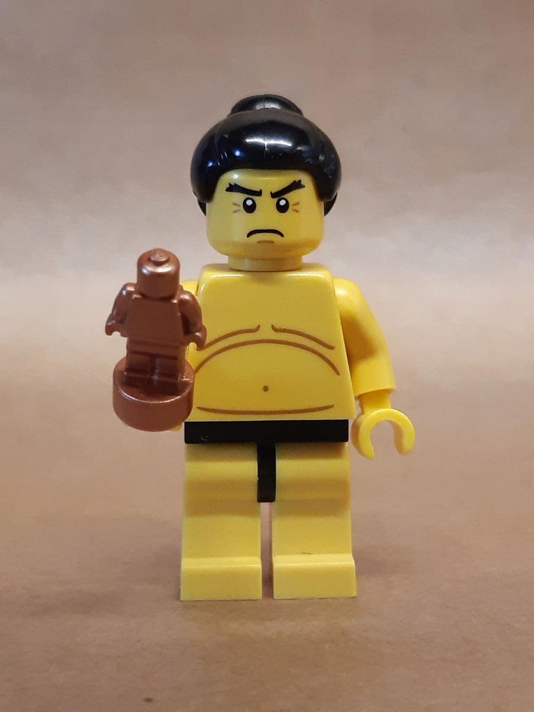 LEGO figurka Minifigures S3 Sumo Wrestler col043 - 12608133025 ...