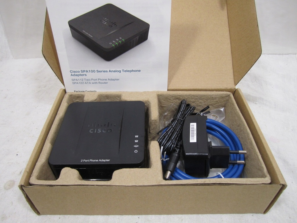 Bramka Cisco SPA112 Phone 2-Port Switch Adapter - 11625089095 ...