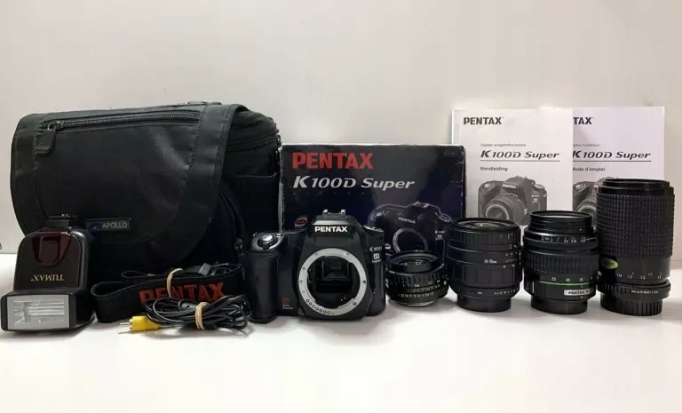 APARAT PENTAX K100 D SUPER OBIEKTYWY OKAZJA - 12630955724 - oficjalne ...