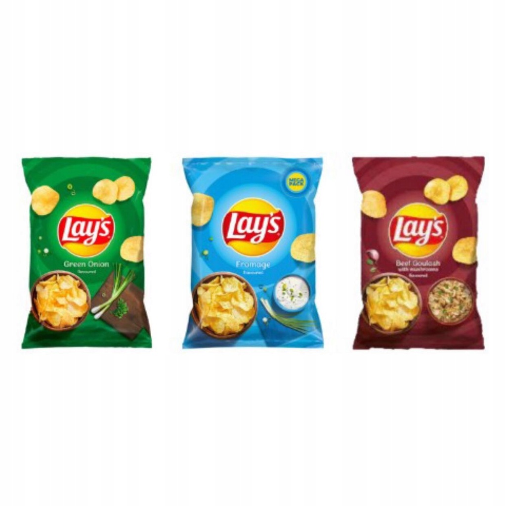 Lay's Lays Chipsy Mix ONION FROMAGE GULASZ 3x215g - 13018877097 ... Lay's Lays Chipsy Mix ONION FROMAGE GULASZ 3x215g - 13018877097 ...