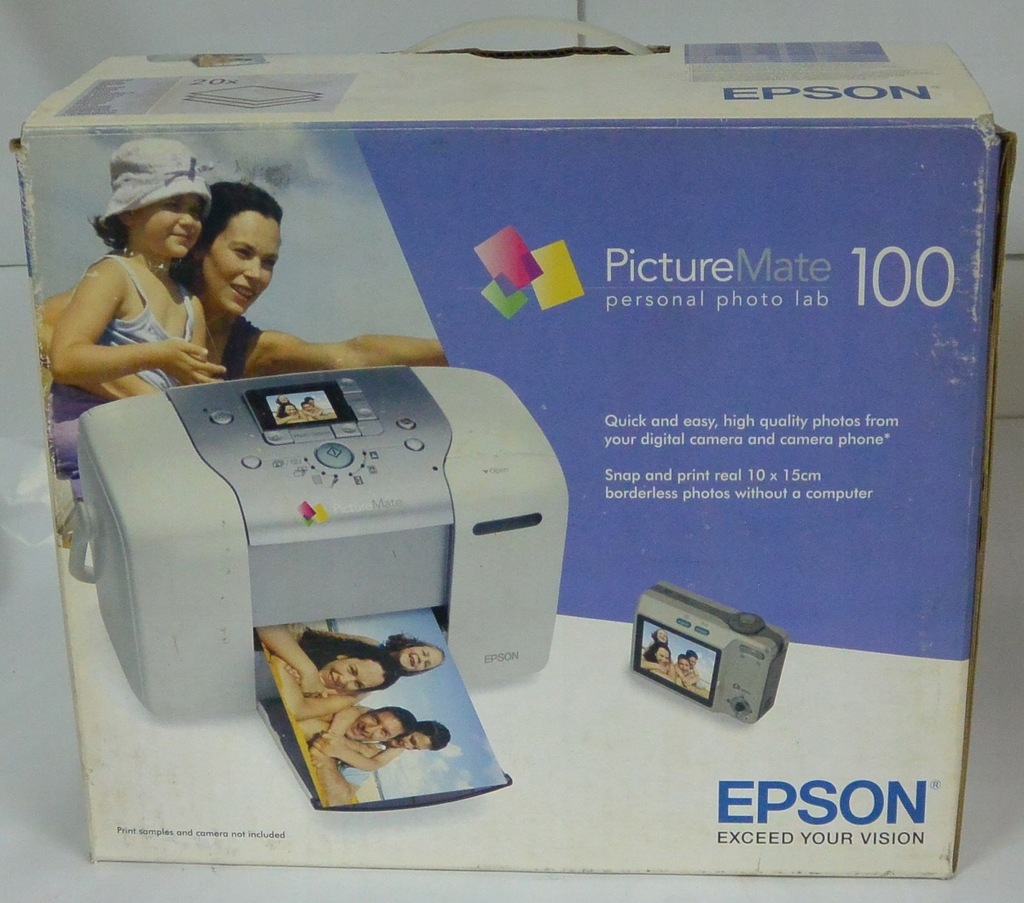 Drukarka przenośna Epson PictureMate 100 - 7605398623 - oficjalne ...
