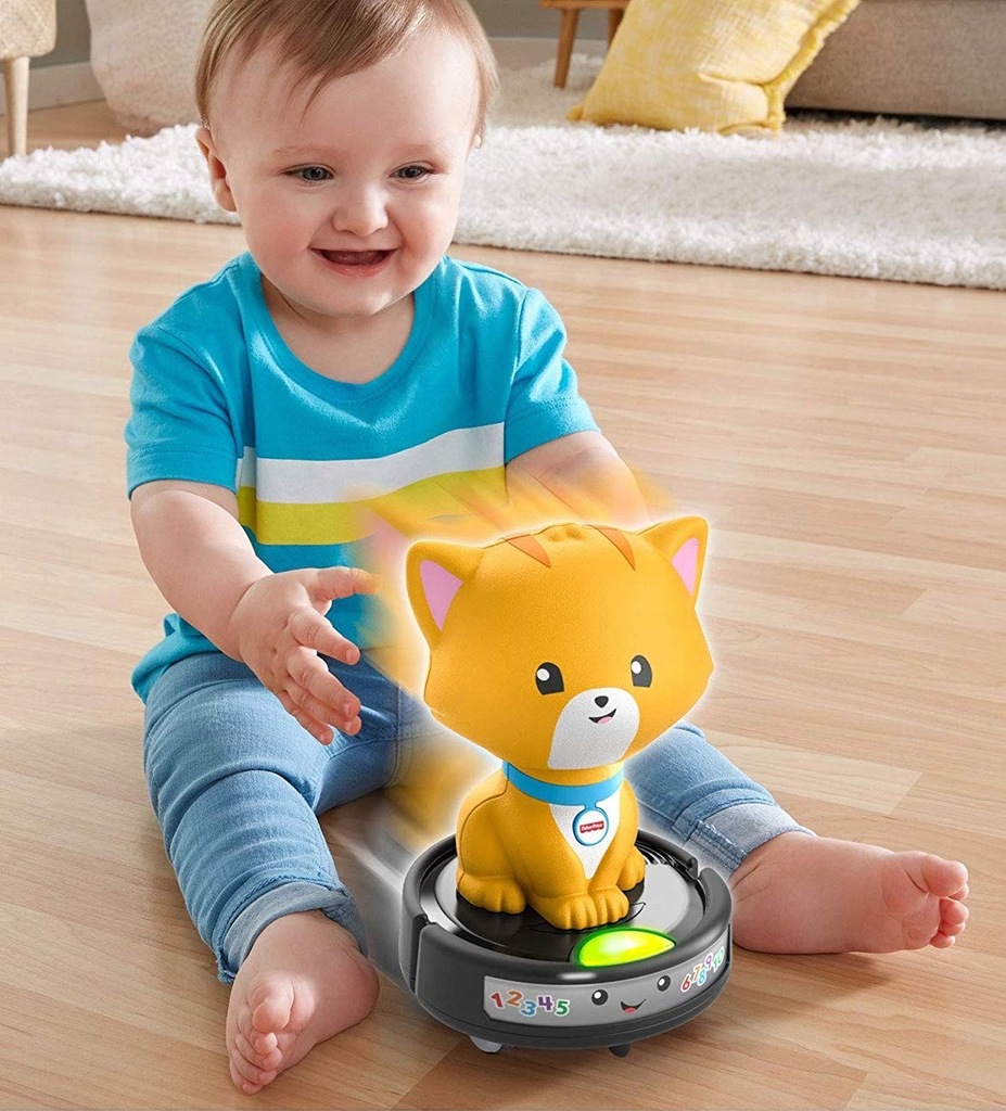 FISHER PRICE KOTEK NA ODKURZACZU raczkowanie GMX70 - 8897777762 - oficjalne archiwum Allegro