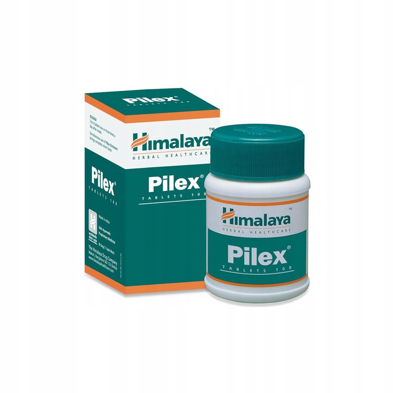 HIMALAYA PILEX 100 tab WĄTROBA HEMOROIDY ŻYLAKI - 11001211436 ...
