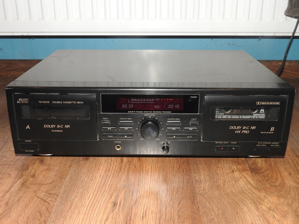 Magnetofon kasetowy JVC TD-W216 czarny Deck - 13366908531 - oficjalne archiwum Allegro
