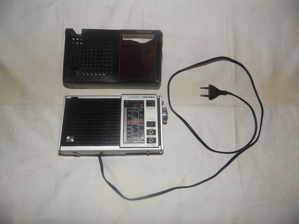 Radio kolekcjonerskie ICFET Toshiba IC-700 Case - 13841222061 ...