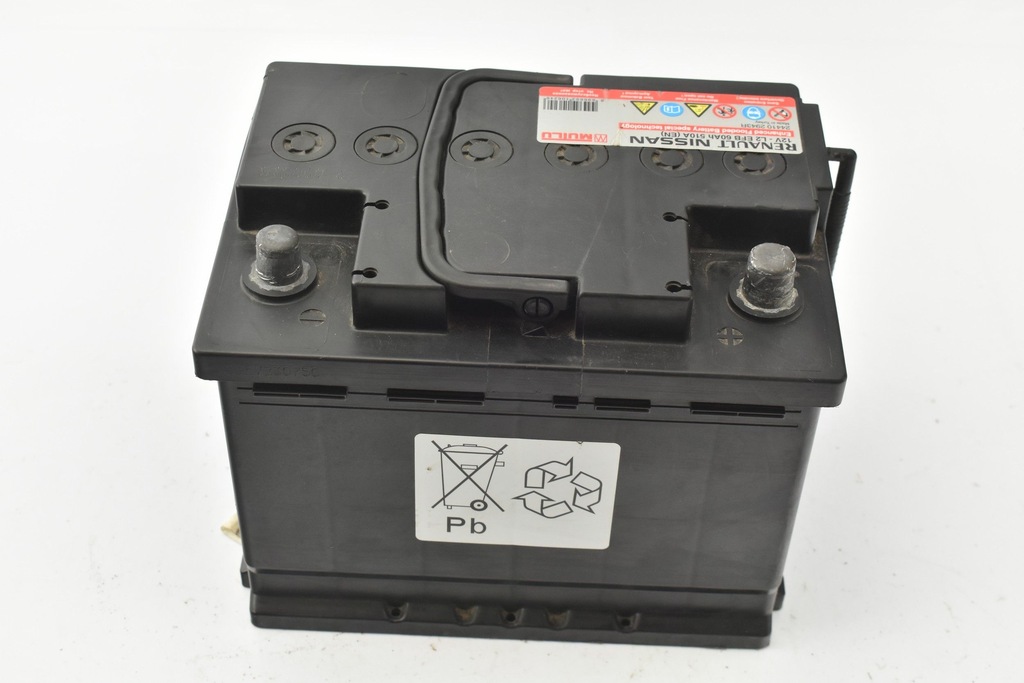 AKUMULATOR RENAULT 244102943R 60AH 510A EFB PRAWY+ - 12836726470 ...
