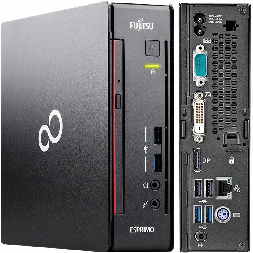 Komputer Mini PC Fujitsu Esprimo Q556 Tiny Core i5 8GB DDR4 256GB SSD - 14786557446 - oficjalne ...