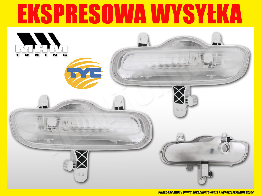 LAMPA JAZDY DZIENNEJ DRL FIAT PANDA III 3 2012- R - 7088562670 ...
