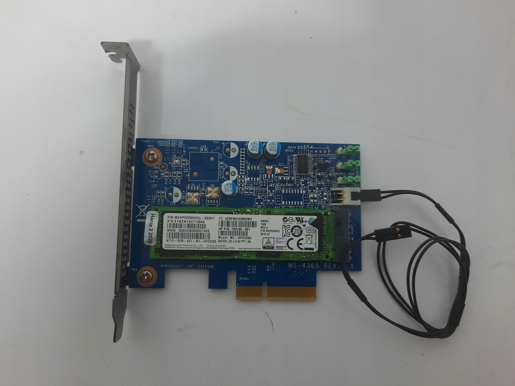 Adapter HP Z Turbo Drive PCIe + 256GB M.2 NVMe SSD - 11366874463 ...
