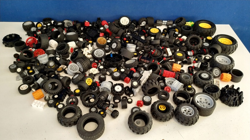 Lego Koła Felgi Opony 2 kg Mix Wzorów NR V99 - 15011198564 - oficjalne ...