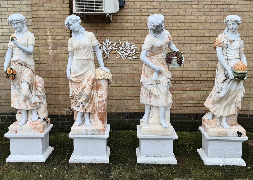 POTĘŻNE FIGURY Z MARMURU 4 pory roku - POSĄGI - 9673106391 - oficjalne ...