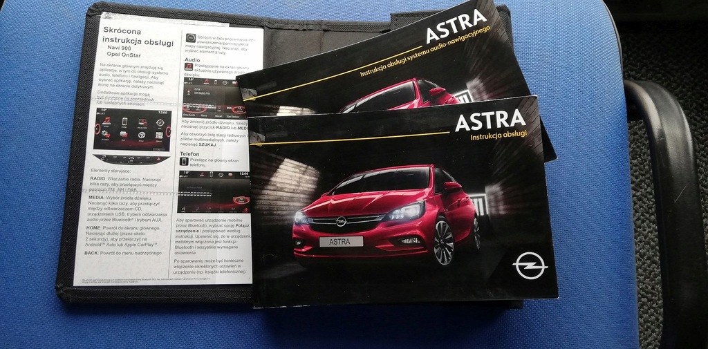INSTRUKCJA OPEL ASTRA K 15-22 + NAWIGACJI + ETUI - 13125210550 - oficjalne archiwum Allegro