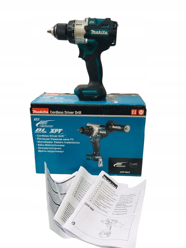 Wkrętarka NAJMOCNIEJSZA Makita DDF486Z 18 V - 13182696481 - oficjalne archiwum Allegro