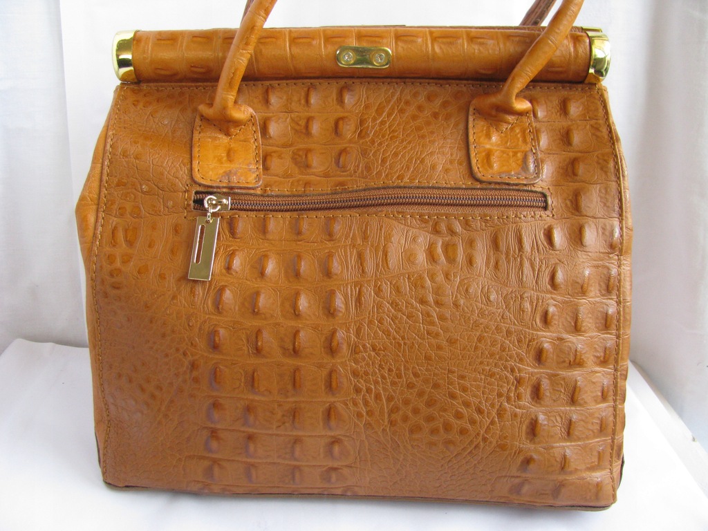 GENUINE LEATHER BORSE IN PELLE torebka skóra - 8456540991 - oficjalne ...