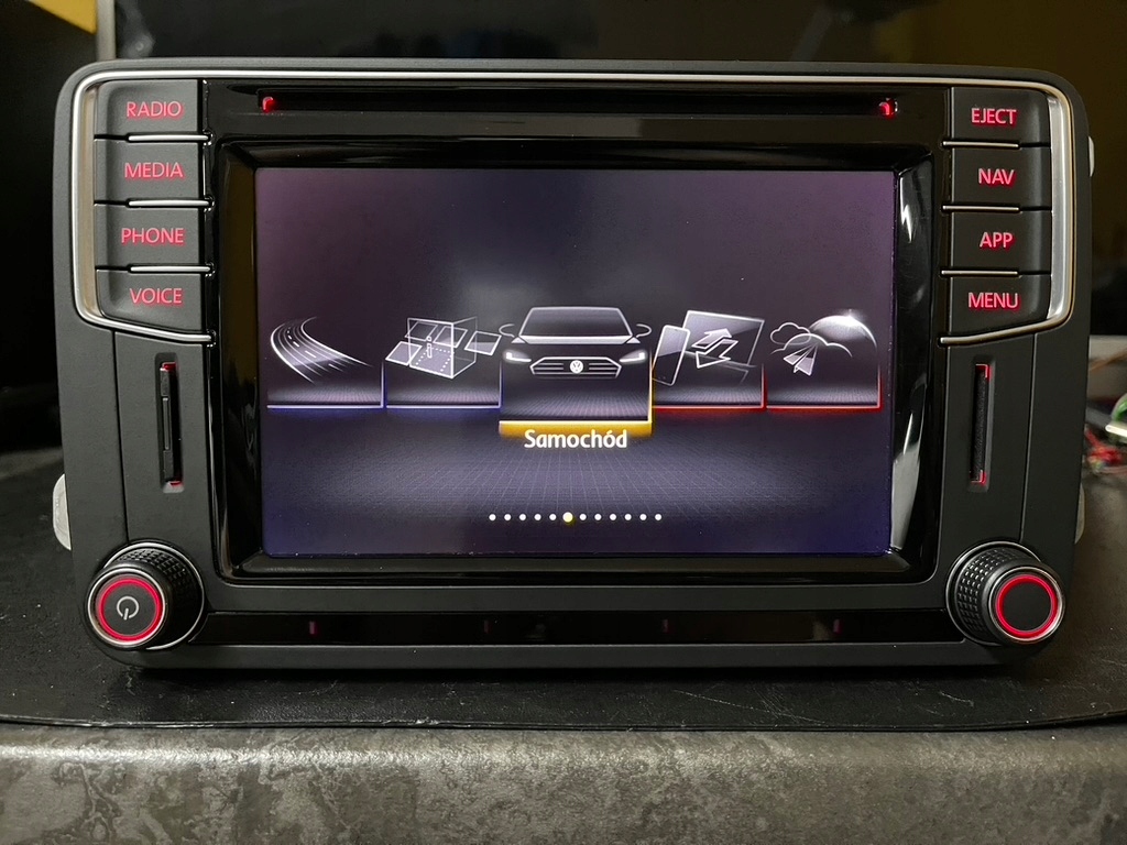 Radio VW Nawigacja Discovery MIB PQ STD2 DAB+ USB, Mikrofon, Wi-Fi ...