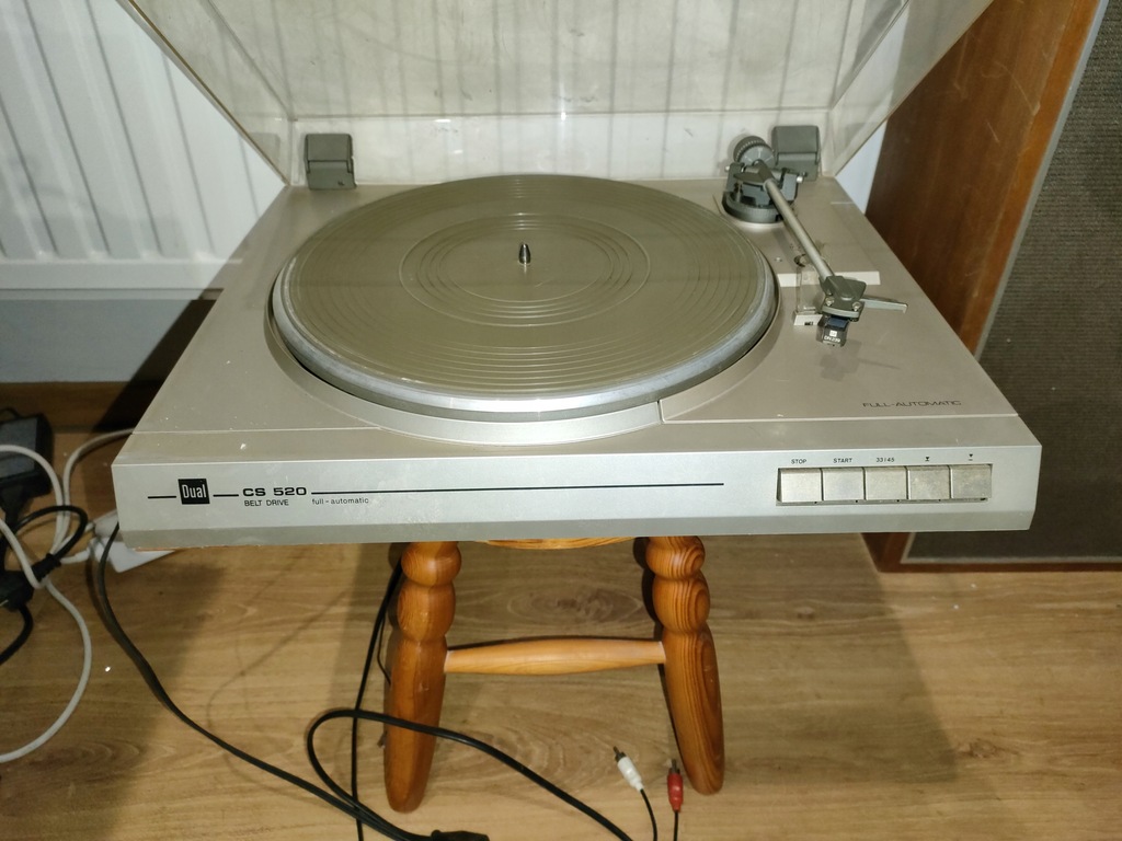 Gramofon Dual CS-520 srebrny - 12134204316 - oficjalne archiwum Allegro