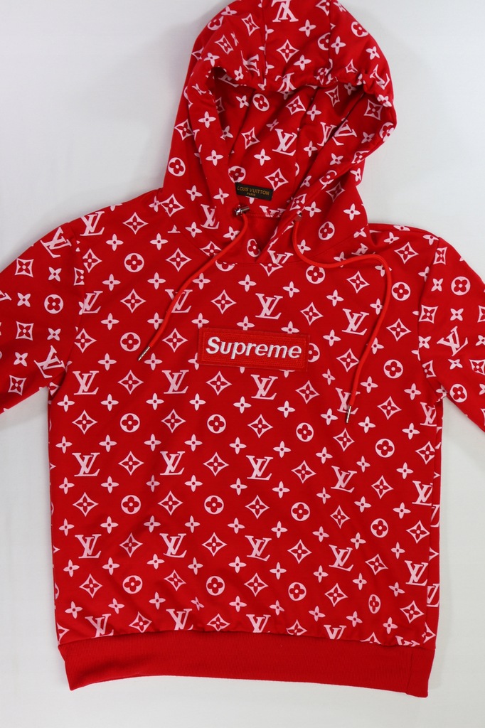 SUPREME ! BLUZA SUPREME X LV MONOGRAM STREETWEAR - 8210464592 ...