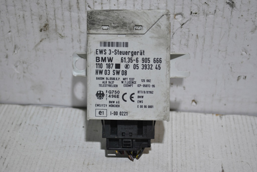 STEROWNIK MODUŁ EWS BMW E46 6905666 - 13502574856 - oficjalne archiwum ...