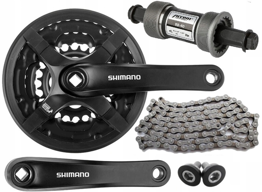 SHIMANO FC-TY501 48/38/28 170 korba suport łańcuch - 11759695020 - oficjalne archiwum Allegro