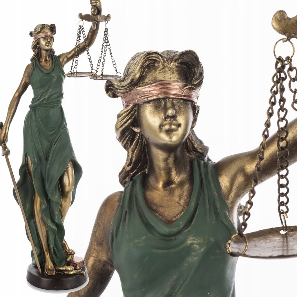 Temida rzeźba prezent figurka sprawiedliwości - 13596795540 - oficjalne ...