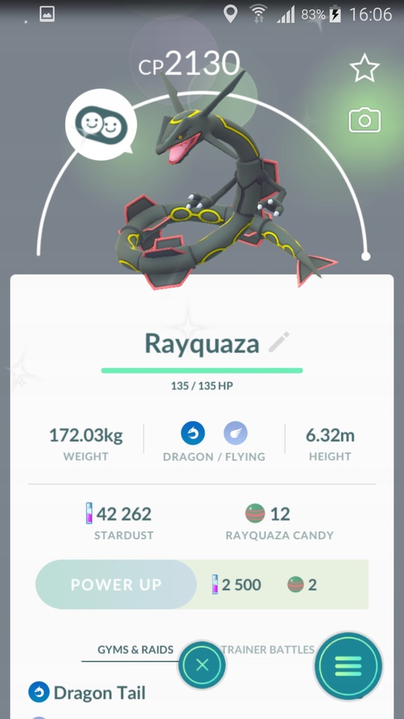 KONTO POKEMON GO SHINY RAYQUAZA - 8390838329 - oficjalne archiwum Allegro