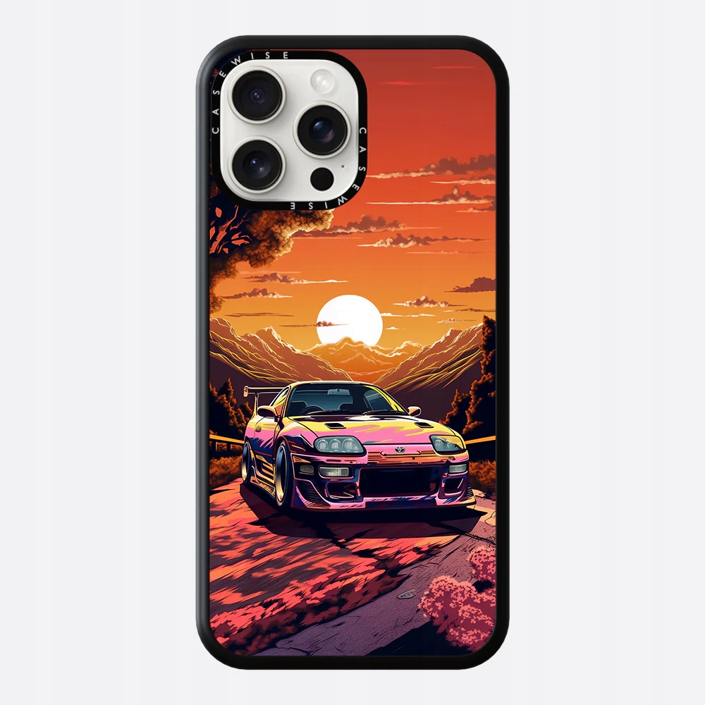 JDM Toyota Supra MK4 Art - Etui iPhone 16 Plus / Impact MagSafe / matte ...