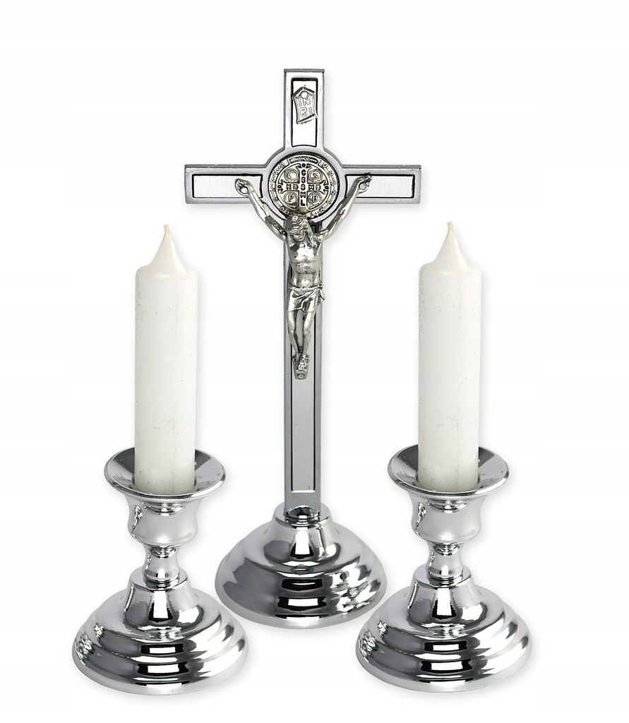 Zestaw Kolędowy Krzyż Świeczki Świeczka x2 Kolęda - 11315977525 ...