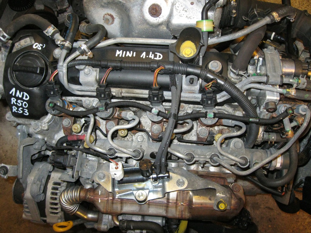 SILNIK 1ND R50 R53 1.4 D MINI ONE COOPER KOMPLETNY - 7483795984 ...