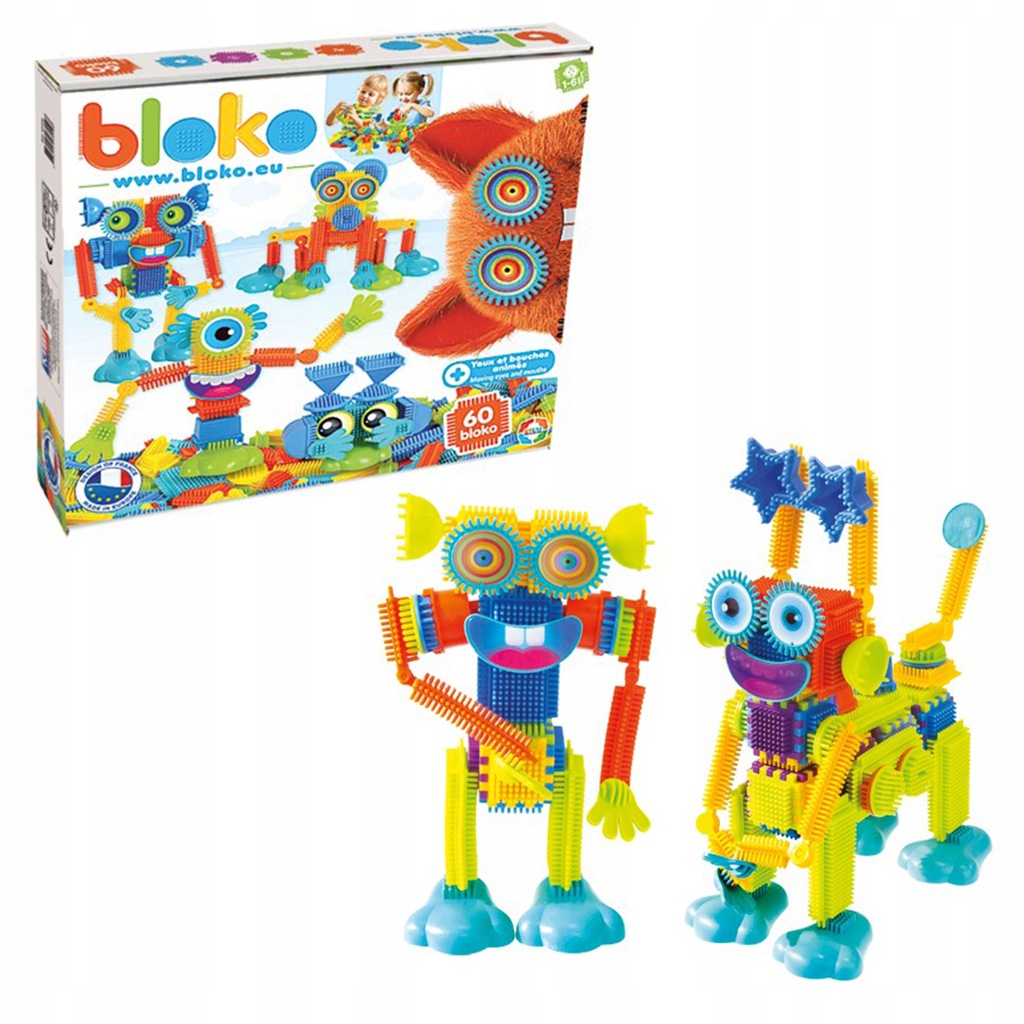 KLOCKI WAFLE BLOKO KONSTRUKCYJNE JEŻYKI 60 EL - 10720425371 - oficjalne ...