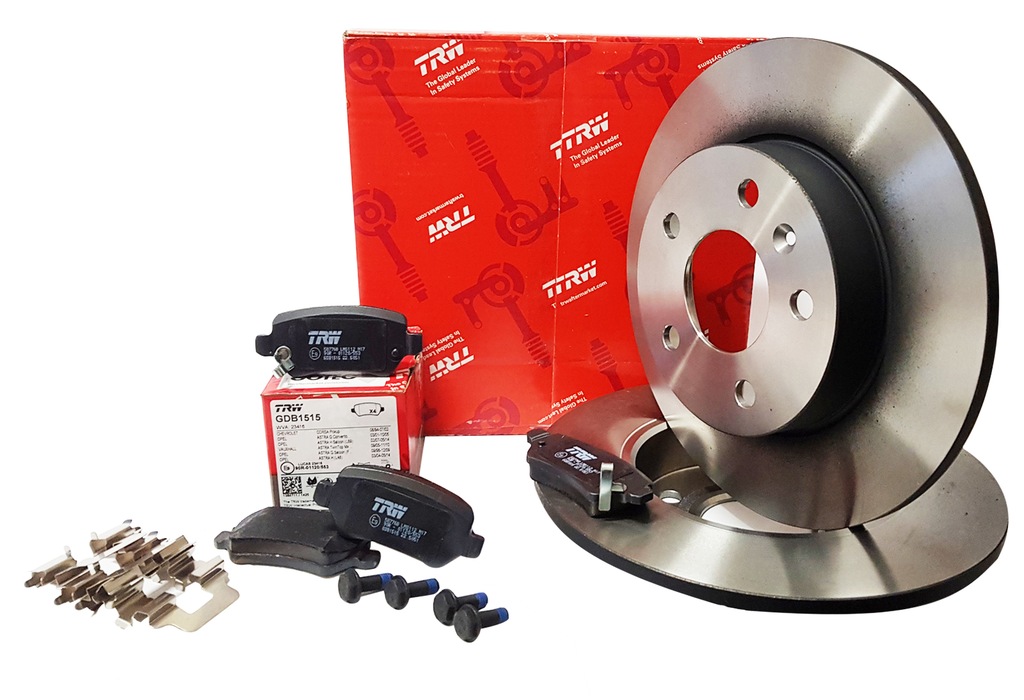 TRW TARCZE KLOCKI TYŁ OPEL ZAFIRA 1.6 1.8 2.0 2.2 - 6998376511 ...