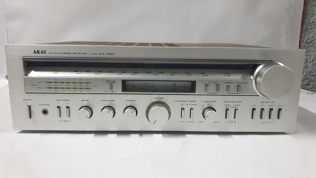 Amplituner AKAI AA-R50 Vintage - 14535498159 - oficjalne archiwum Allegro