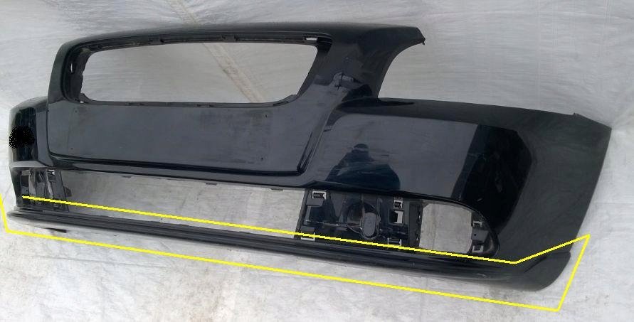 VOLVO S40 V50 zderzak przód spojler dokładka 08-12 - 12803944046 ...