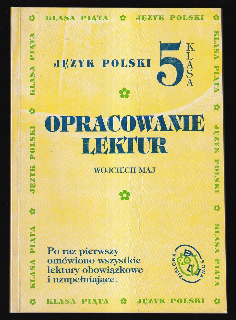 OPRACOWANIE LEKTUR Język Polski klasa 5 - Maj - 13457066005 - oficjalne ...