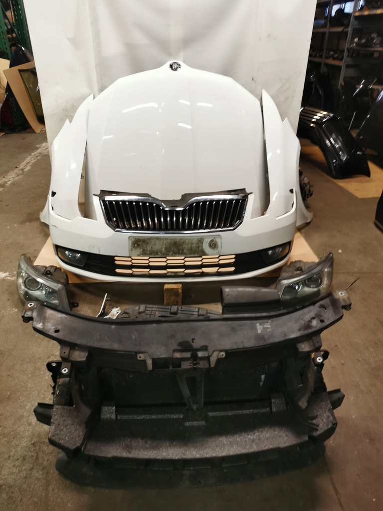 Skoda superb 2 lift maska zderzak pas przód - 11744497968 - oficjalne ...