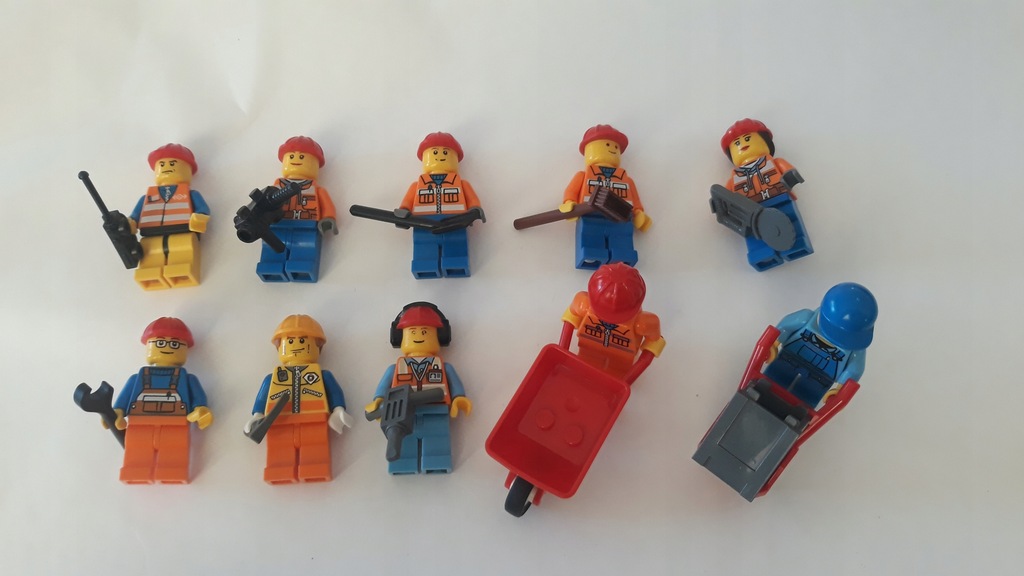 Lego city ludziki figurki Robotnicy - 12780239267 - oficjalne archiwum ...