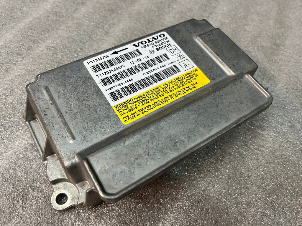MODUŁ SENSOR AIRBAG VOLVO V60 S60 XC60 31340796 - 12862858466 - oficjalne archiwum Allegro